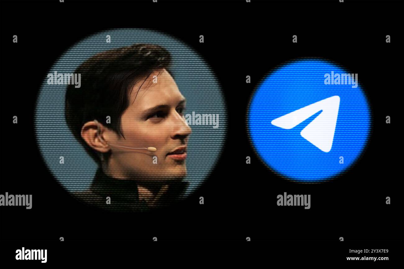 Ukraine, August 31, 2024: in this photo there is the logo of the ...