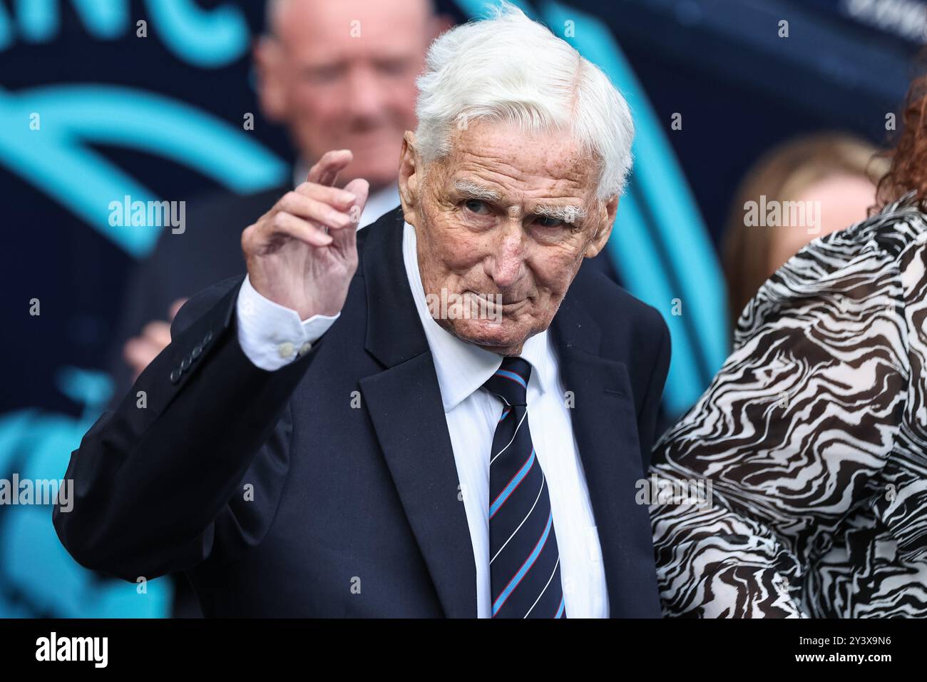 Tony Book former Manchester City player and manager walks out as he ...