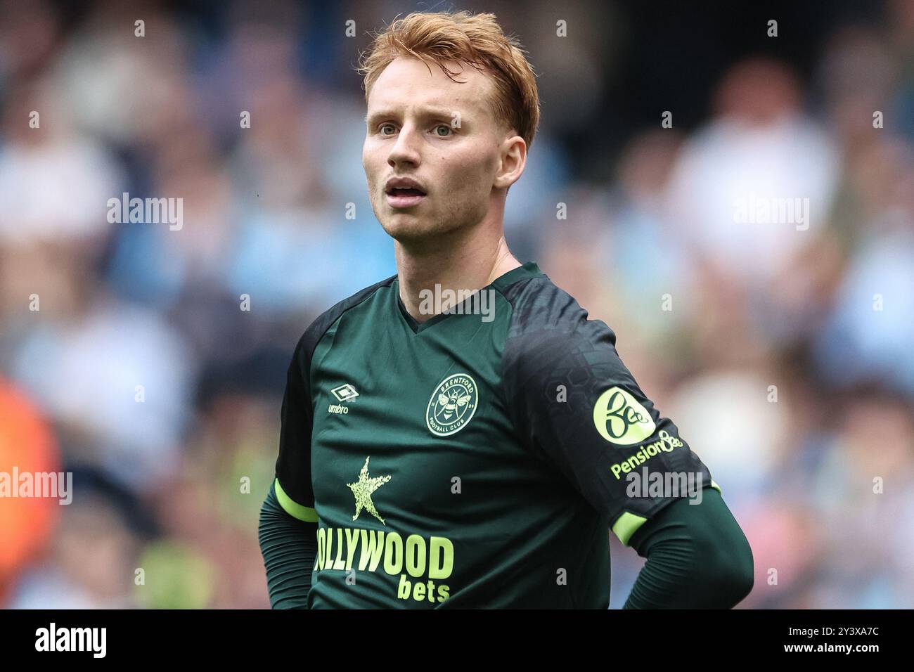 Sepp van den Berg of Brentford during the Premier League match ...