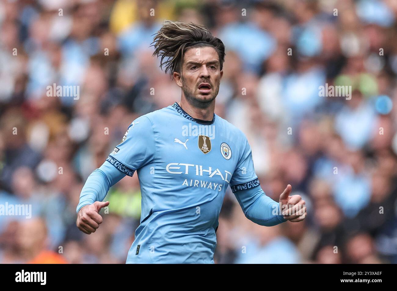 Jack Grealish of Manchester City during the Premier League match ...