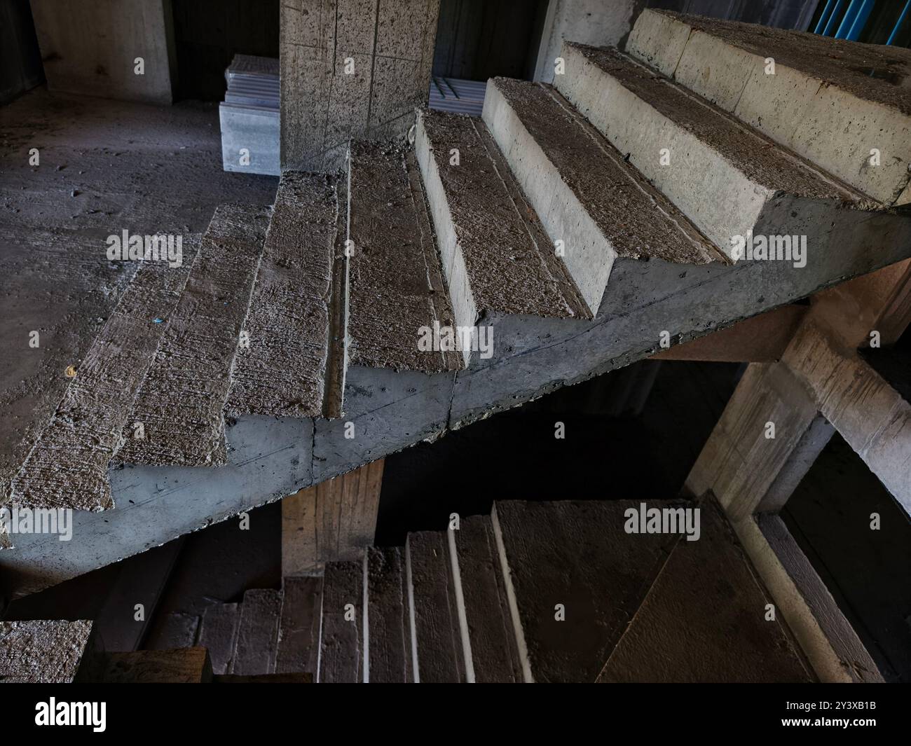 A well constructed set of stairs with concrete elements Stock Photo - Alamy