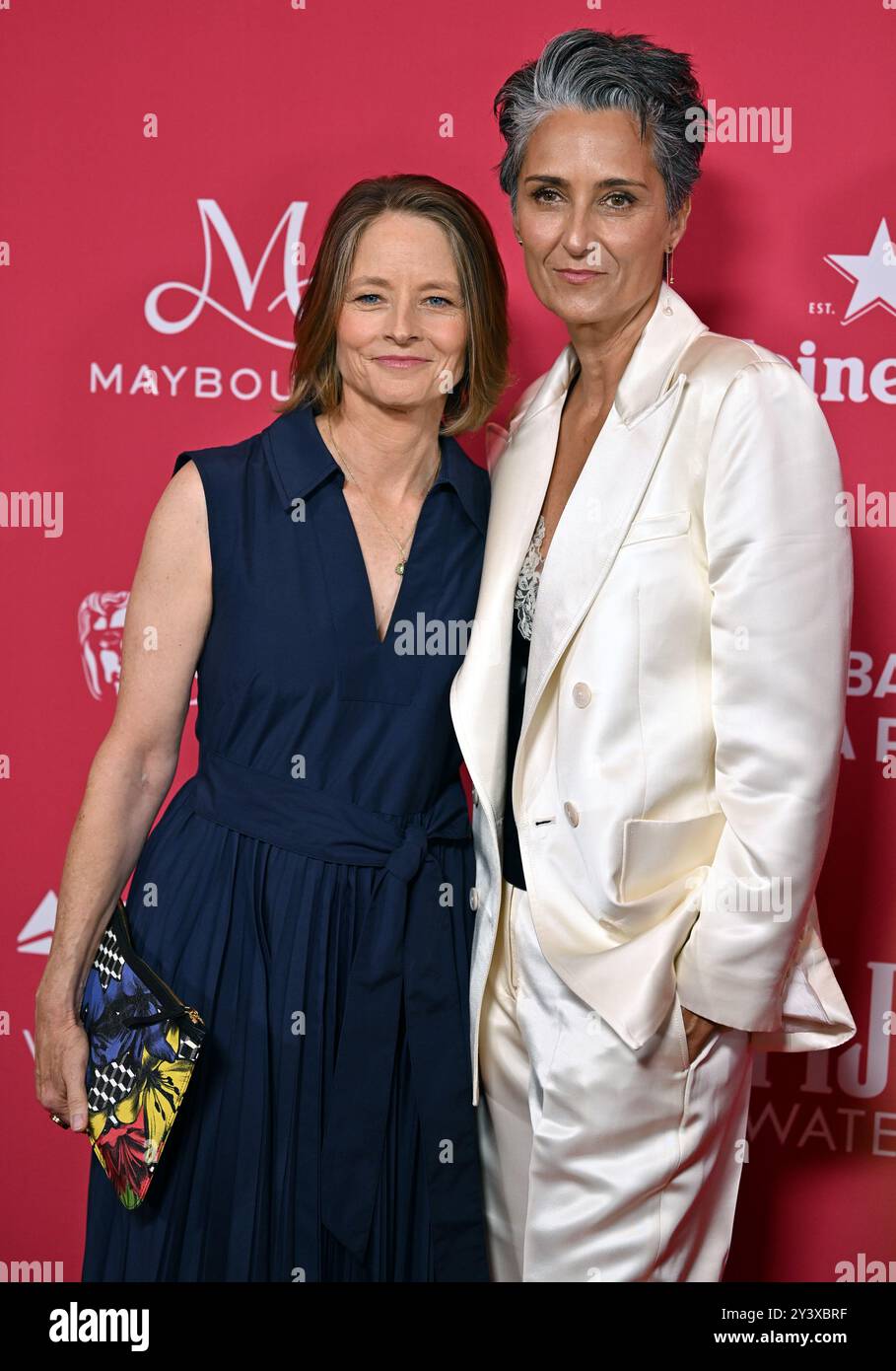 Beverly Hills, United States. 14th Sep, 2024. Jodie Foster (L) and ...