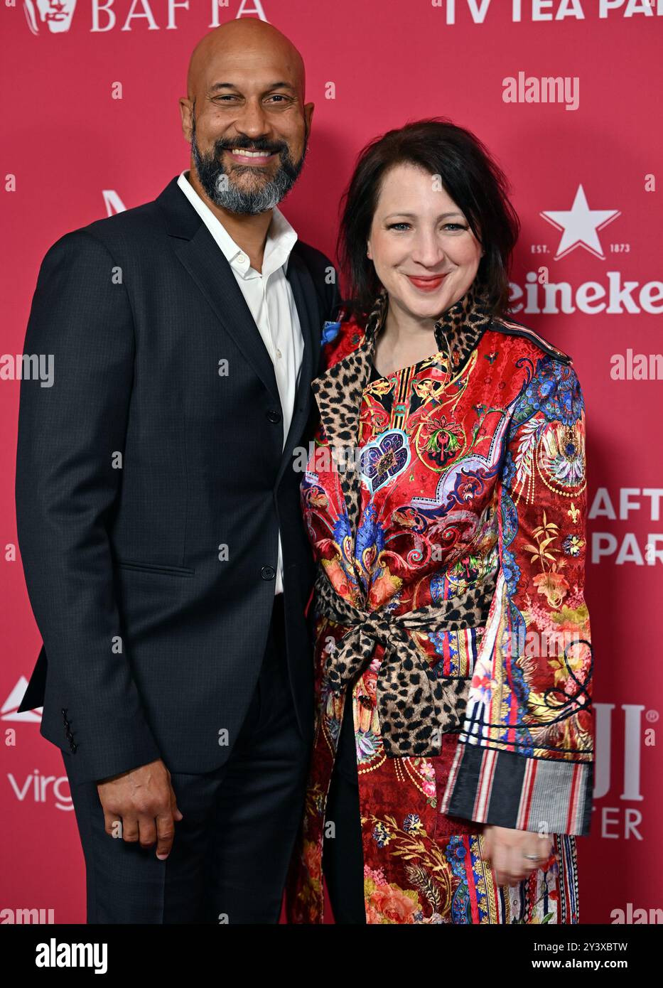 Keegan michael key and wife elle key hi-res stock photography and ...