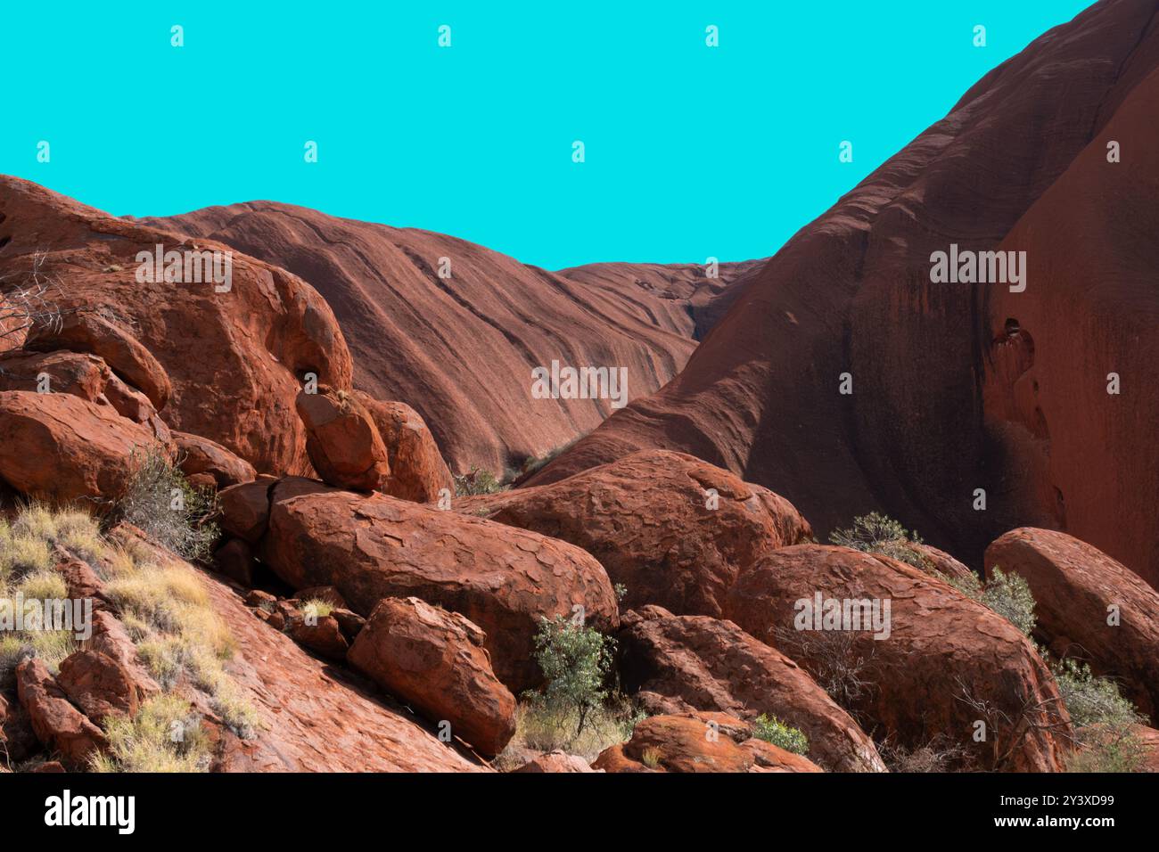 Exploring Uluru, Australia Stock Photo - Alamy