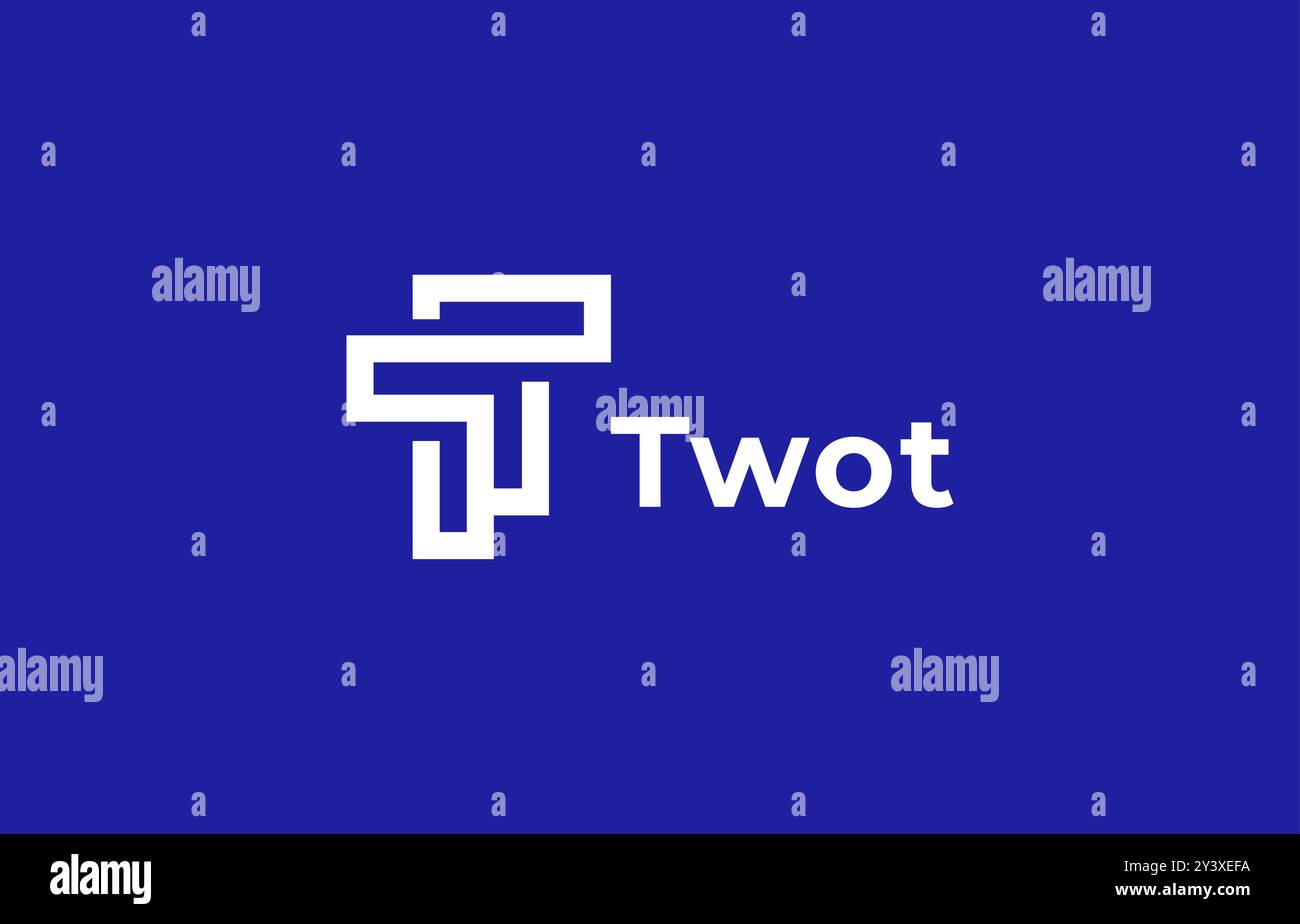 Logo Double letter T line. Simple, Minimalist and Modern. Editable file ...