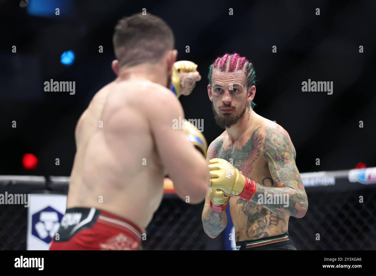 Las Vegas, Nevada, USA. 14th Sep, 2024. SEAN O'MALLEY and MERAB ...