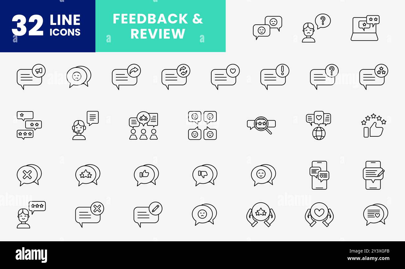 Icon pack Stock Vector Images - Alamy