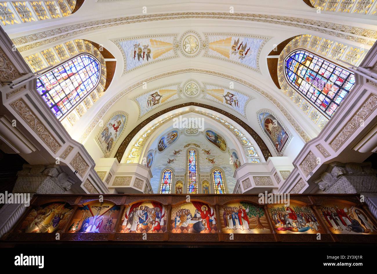 Kairo, Egypt. 12th Sep, 2024. St. Mark's Cathedral of the Coptic ...