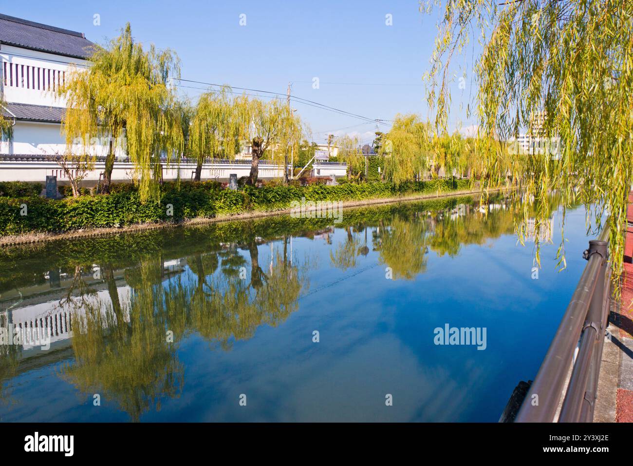 Yanagawa River Boat Tour in Fukuoka city,Kyushu, Japan Stock Photo - Alamy
