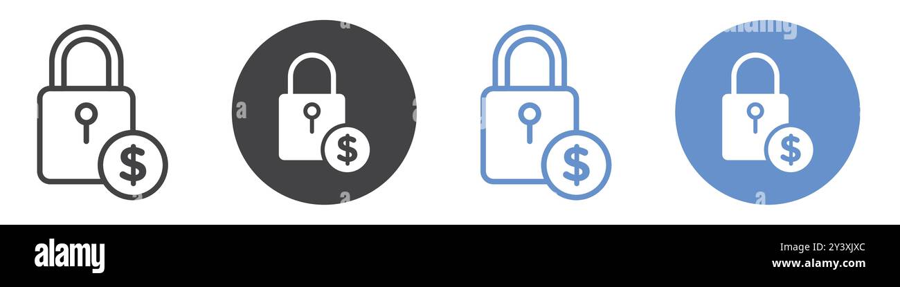 Fixed price icon Vector symbol or sign set collection in black and ...