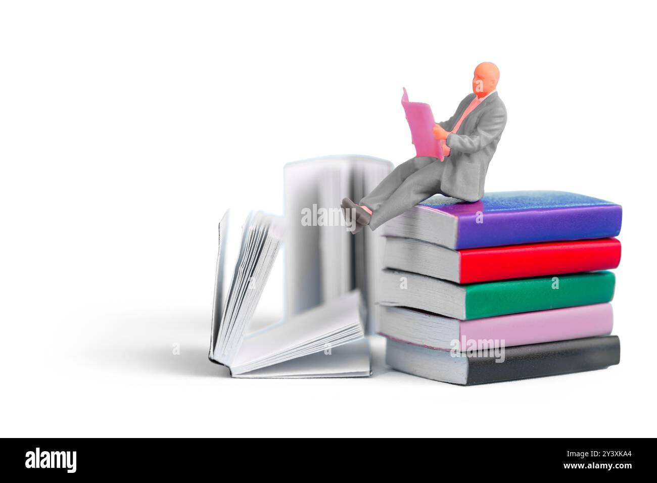 Reading hobby elements hi-res stock photography and images - Alamy