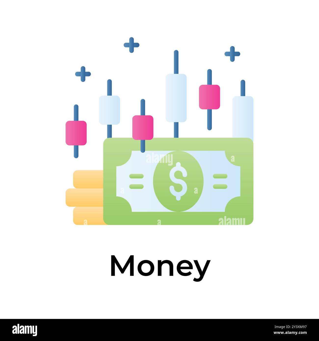 Decrease coin icon money hi-res stock photography and images - Alamy