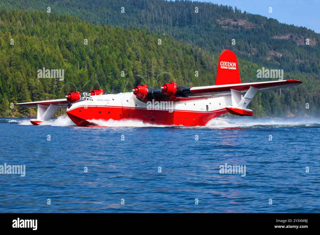 Canada, Sproat Lake 10. August 2024: Last flight of the Martin Mars ...
