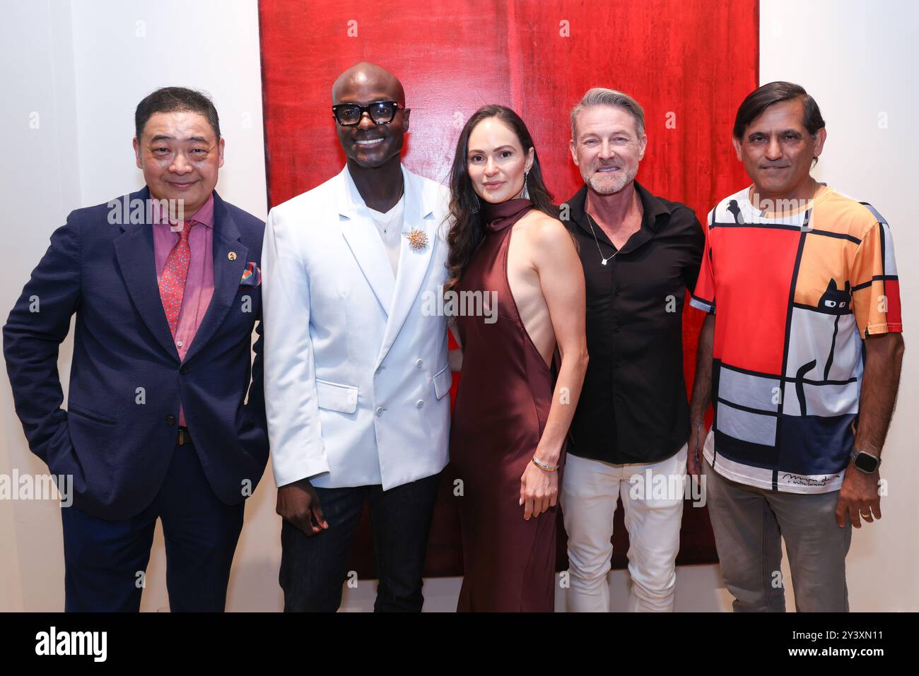 West Hollywood, California, USA. 12th September, 2024. TV host Joey Zhou, art advisor Wil ...