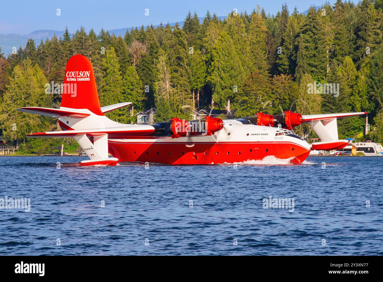 Canada, Sproat Lake 10. August 2024: Last flight of the Martin Mars ...
