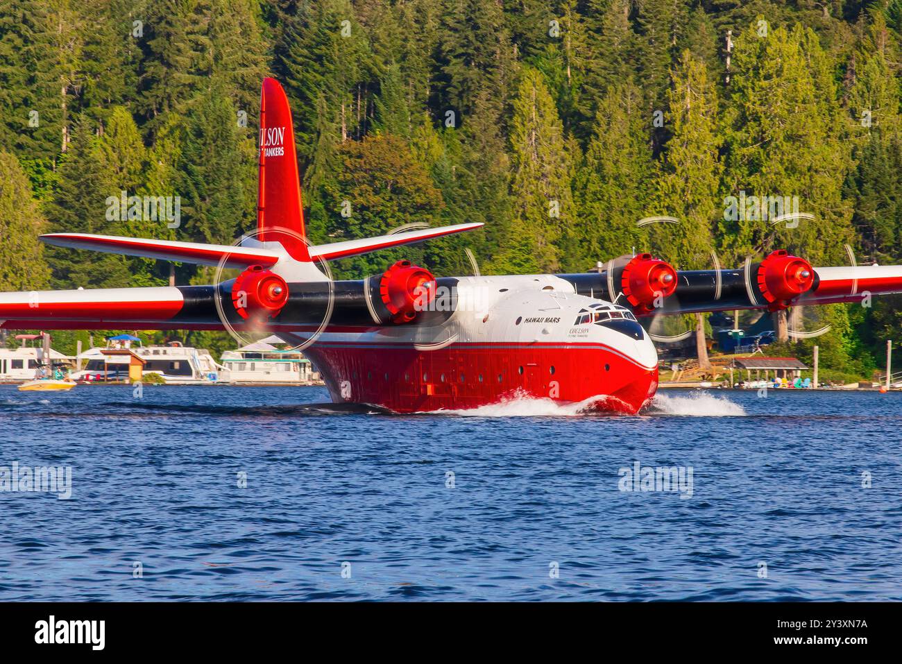 Canada, Sproat Lake 10. August 2024: Last flight of the Martin Mars ...