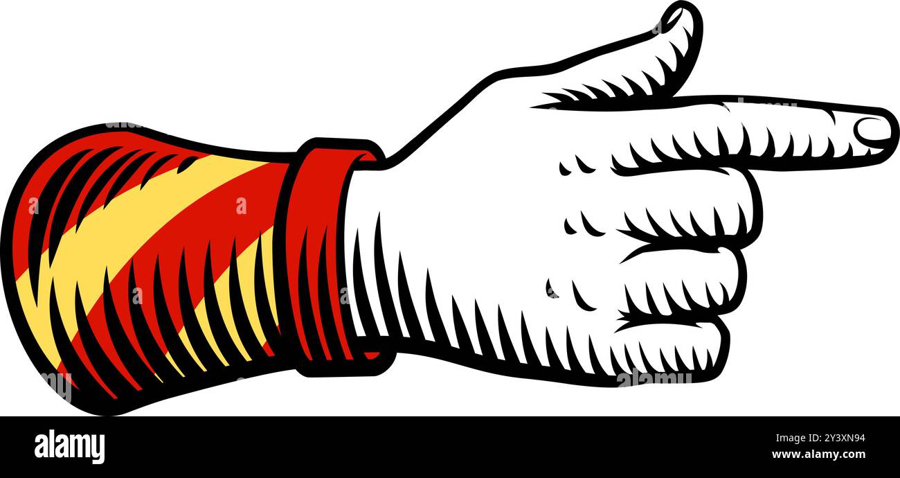 Victorian pointing hand hi-res stock photography and images - Alamy