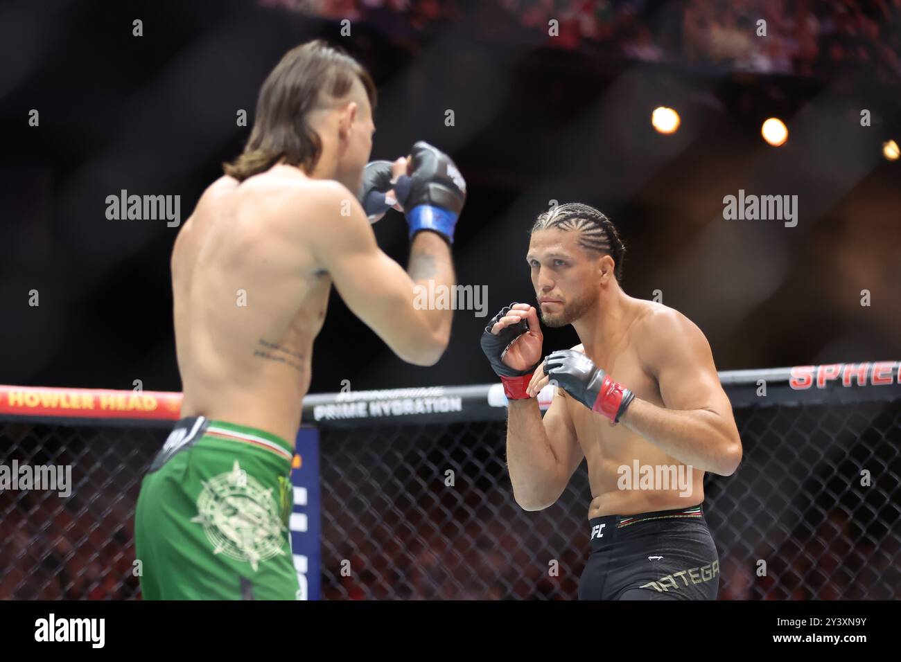 Las Vegas, Nevada, USA. 14th Sep, 2024. BRIAN ORTEGA and DIEGO LOPES ...
