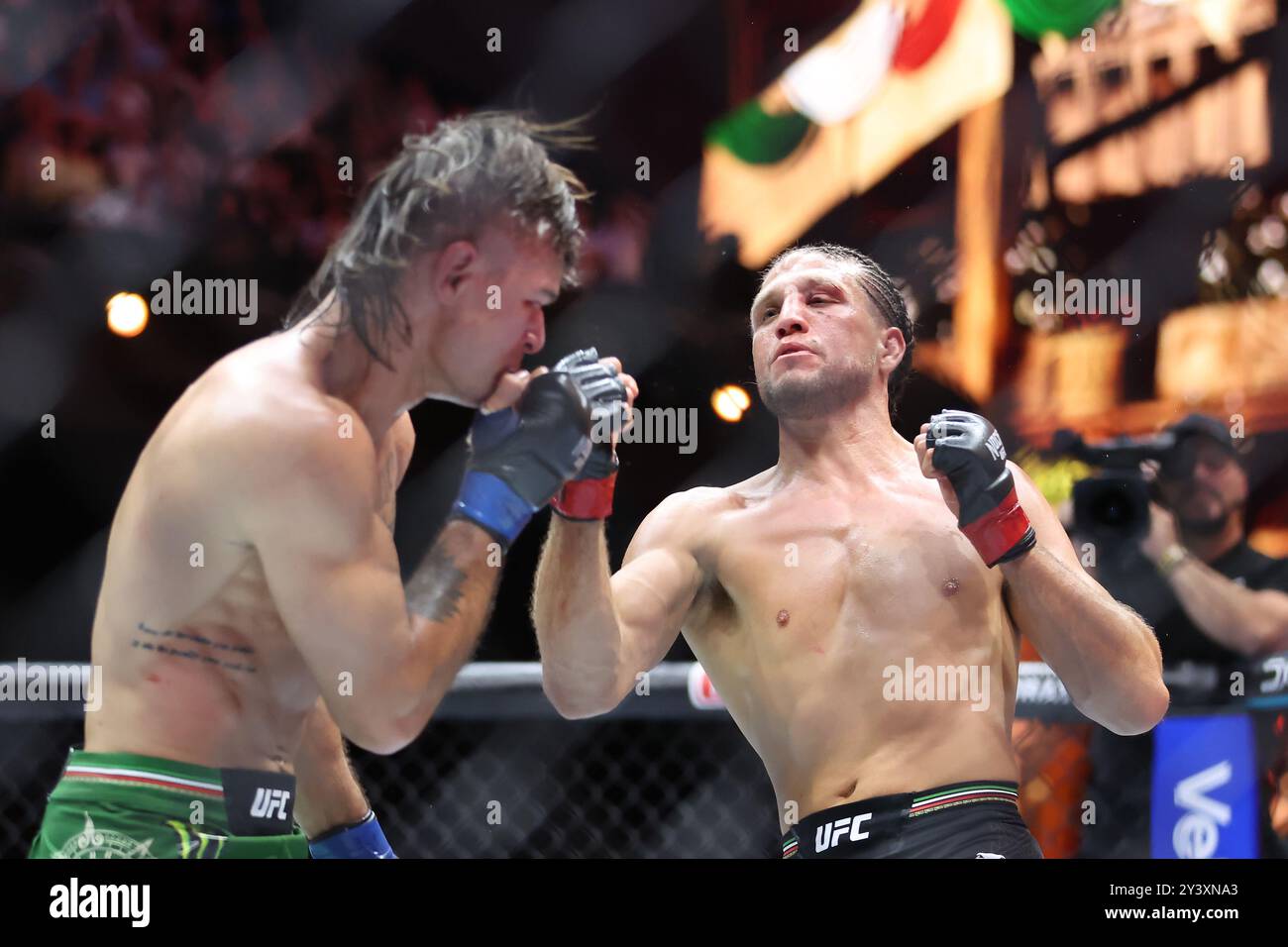 Las Vegas, Nevada, USA. 14th Sep, 2024. BRIAN ORTEGA and DIEGO LOPES ...