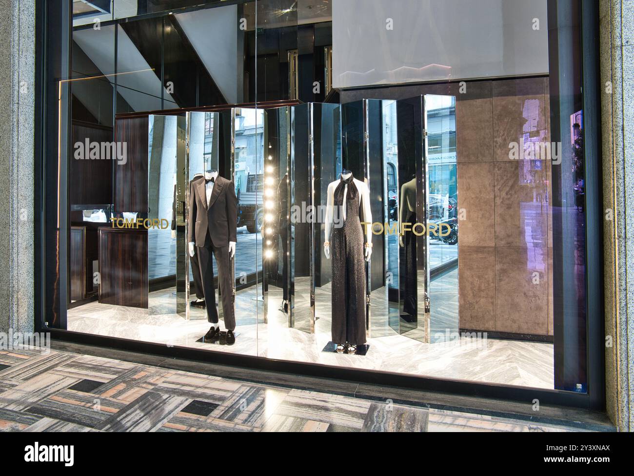 Tom Ford flagship store in Milan Via P. Verri 3, close to ...