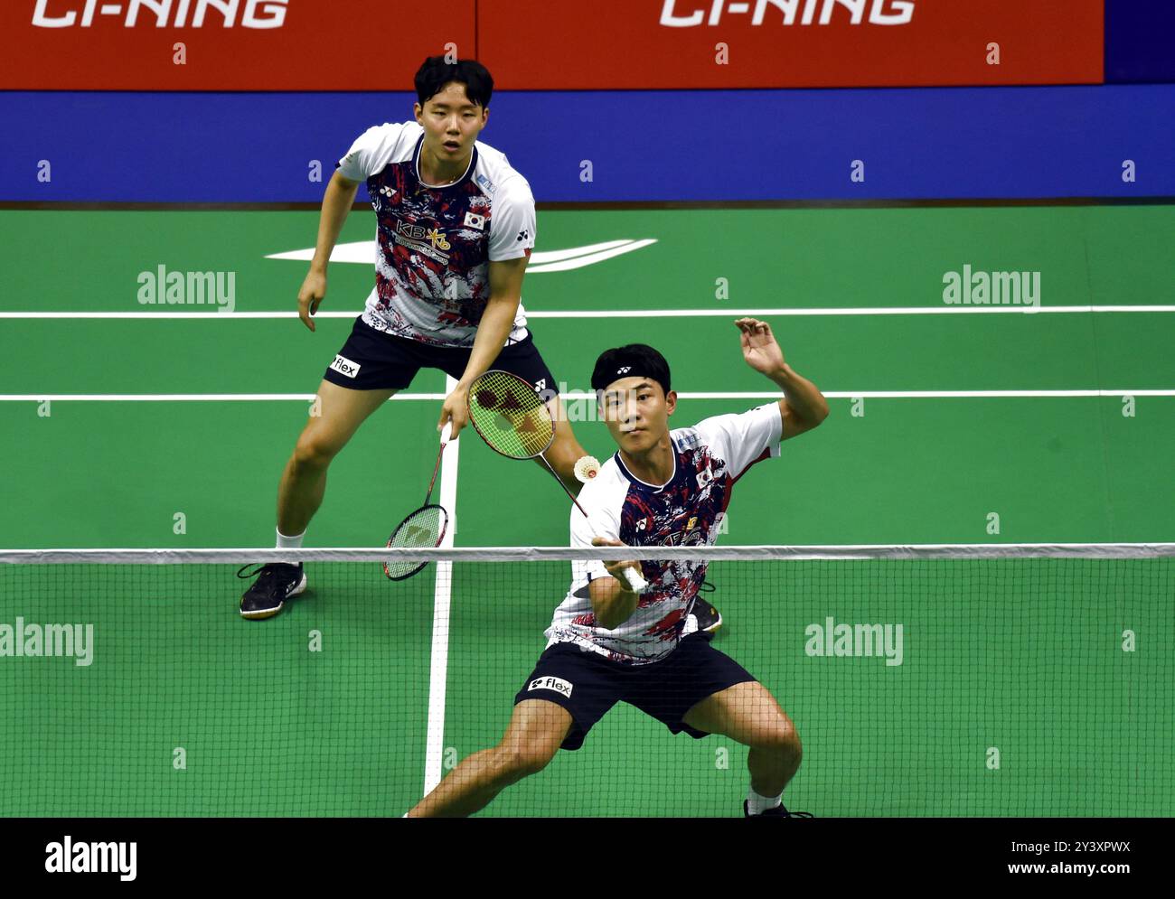 Hong Kong, China. 15th Sep, 2024. Kang Min Hyuk (front)/Seo Seung Jae ...