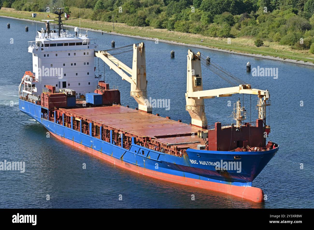 General Cargo Ship BBC AUSTRIA passing the Kiel Canal Stock Photo - Alamy