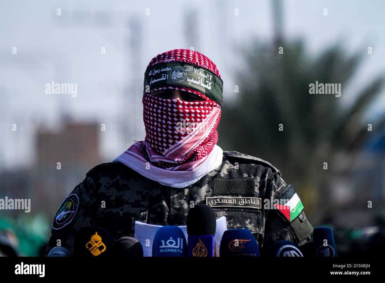Gaza, Palestine. 11 Novembre 2019. The Izz al-Din al-Qassam Brigades ...