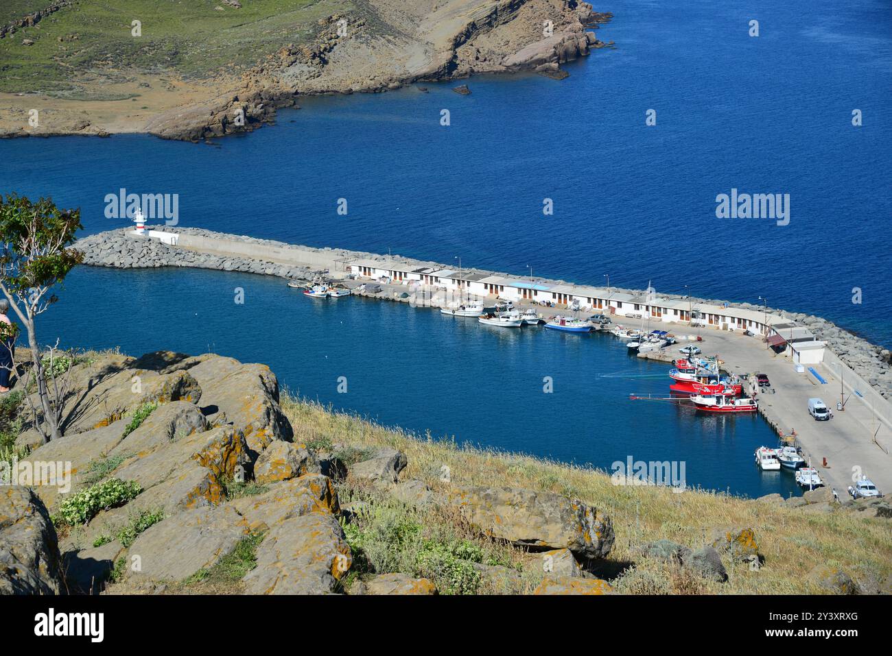 Kalekoy in Gokceada, Canakkale, Turkey Stock Photo - Alamy