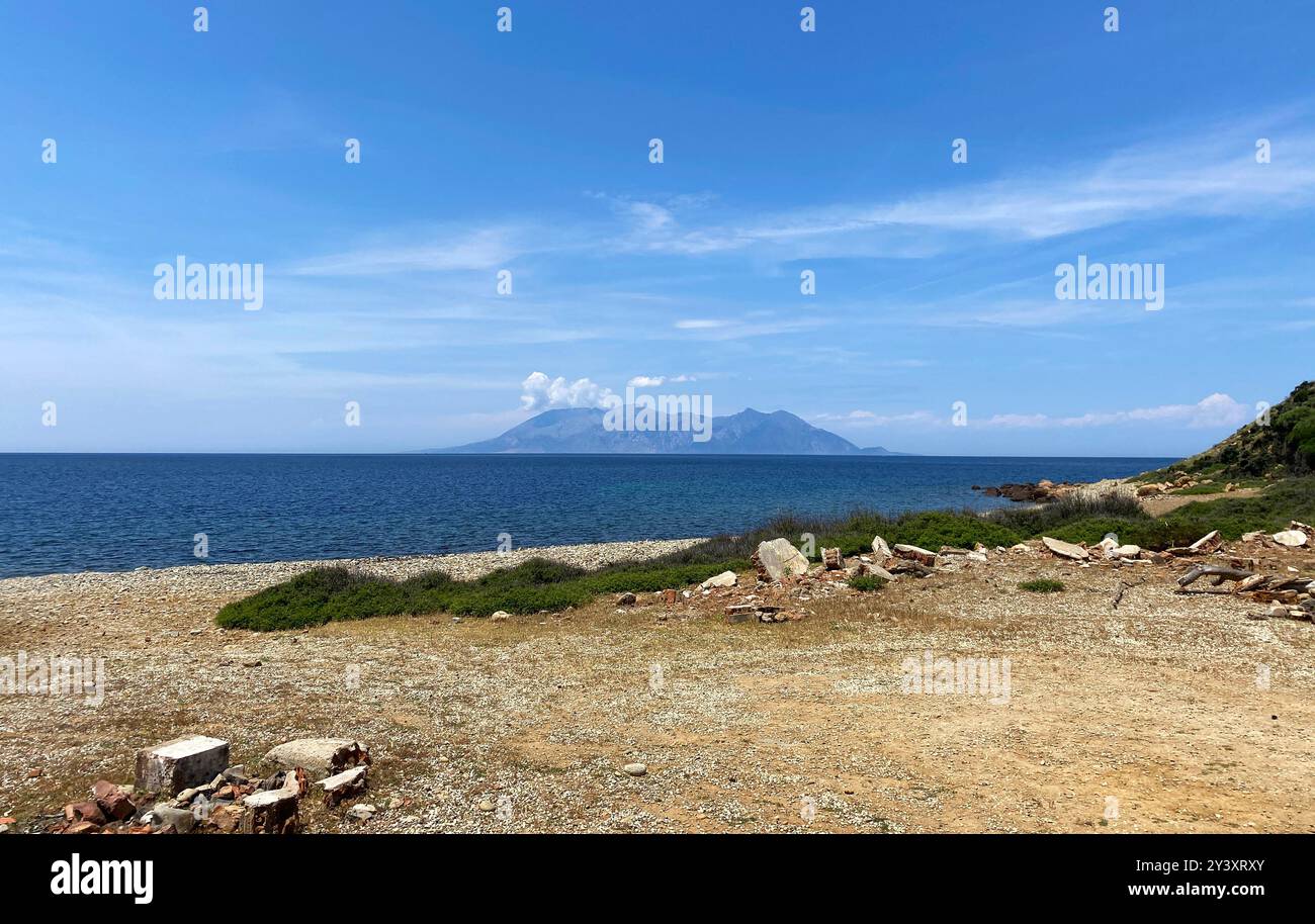 Marmaros Beach in Gokceada, Turkey Stock Photo - Alamy