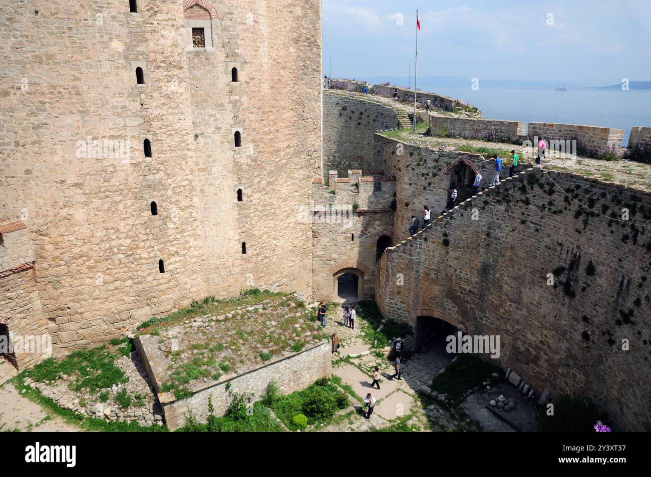 Located in Canakkale, Turkey, Kilitbahir Castle was built in the 15th ...