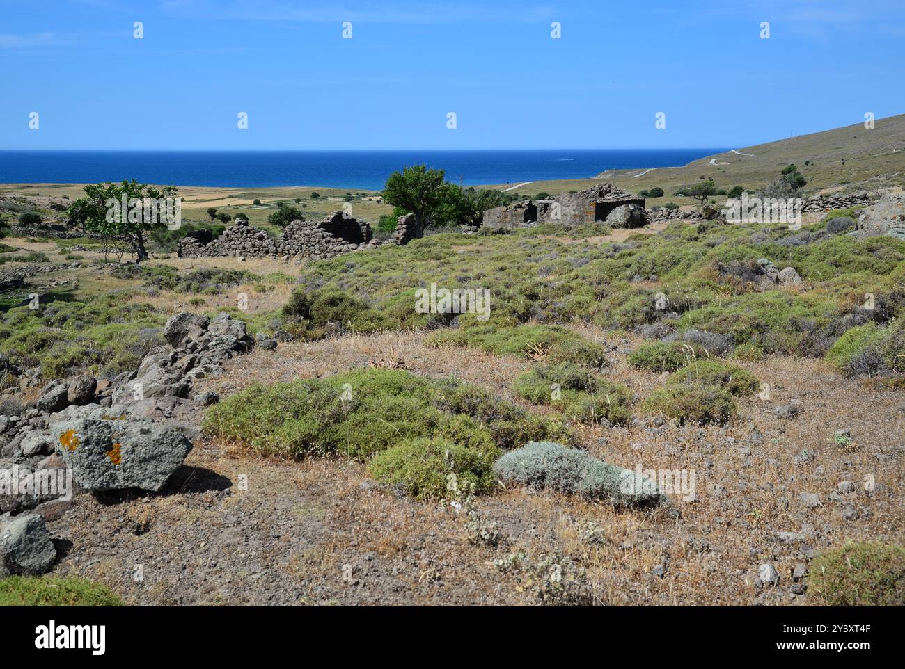 Gokceada district of Canakkale, the Rock Tomb is located in the ...