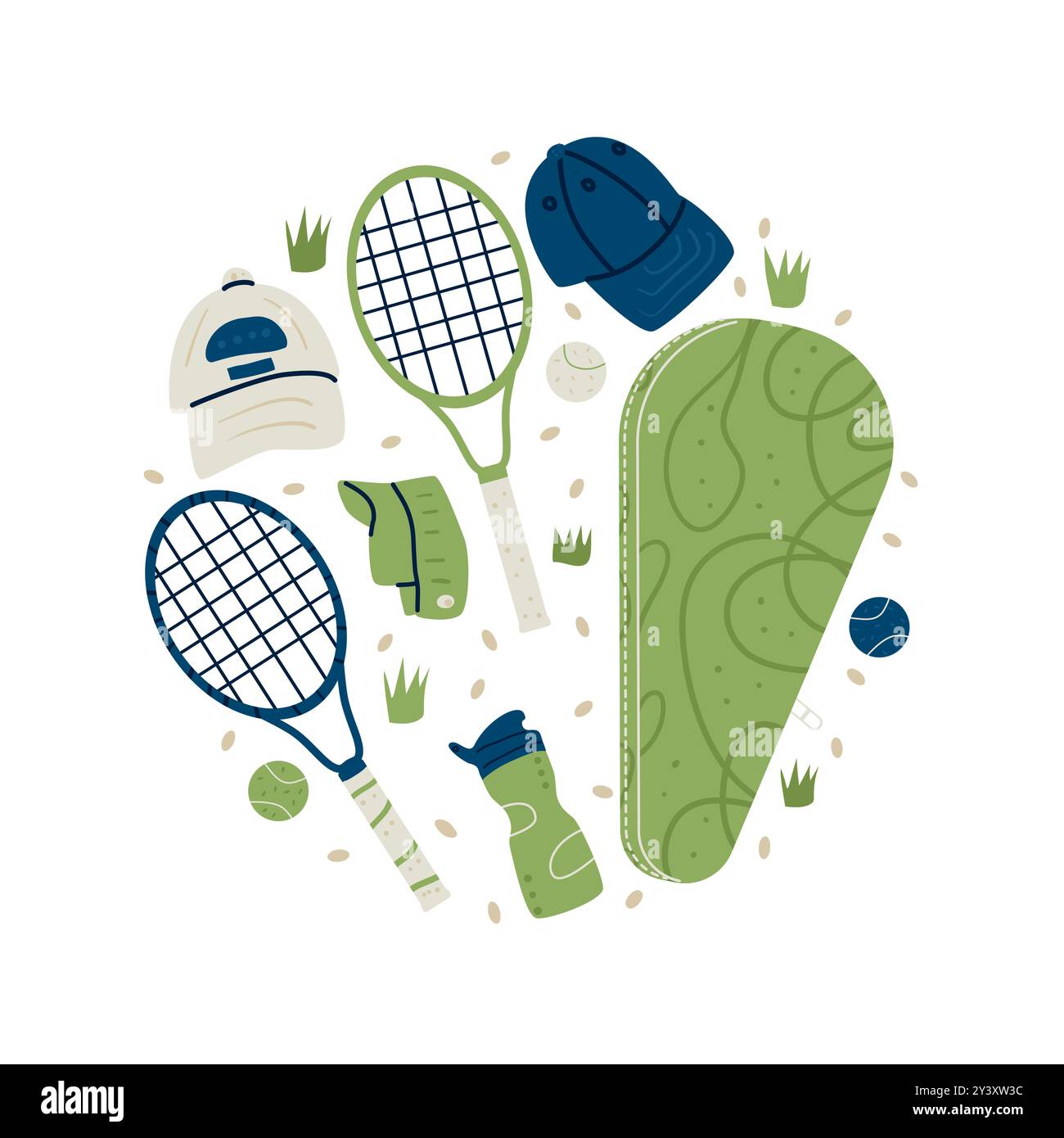 Flat cap point Stock Vector Images - Alamy