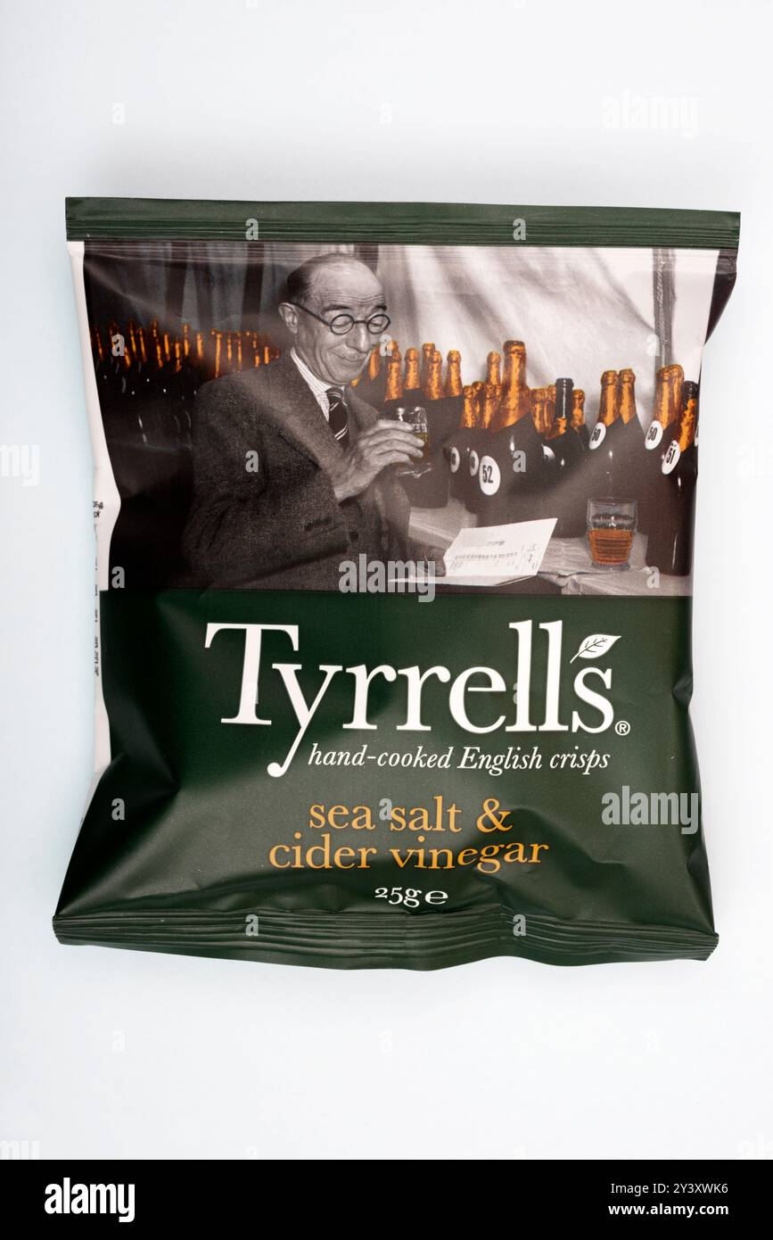 Terrell's hand cooked English crisps Stock Photo - Alamy