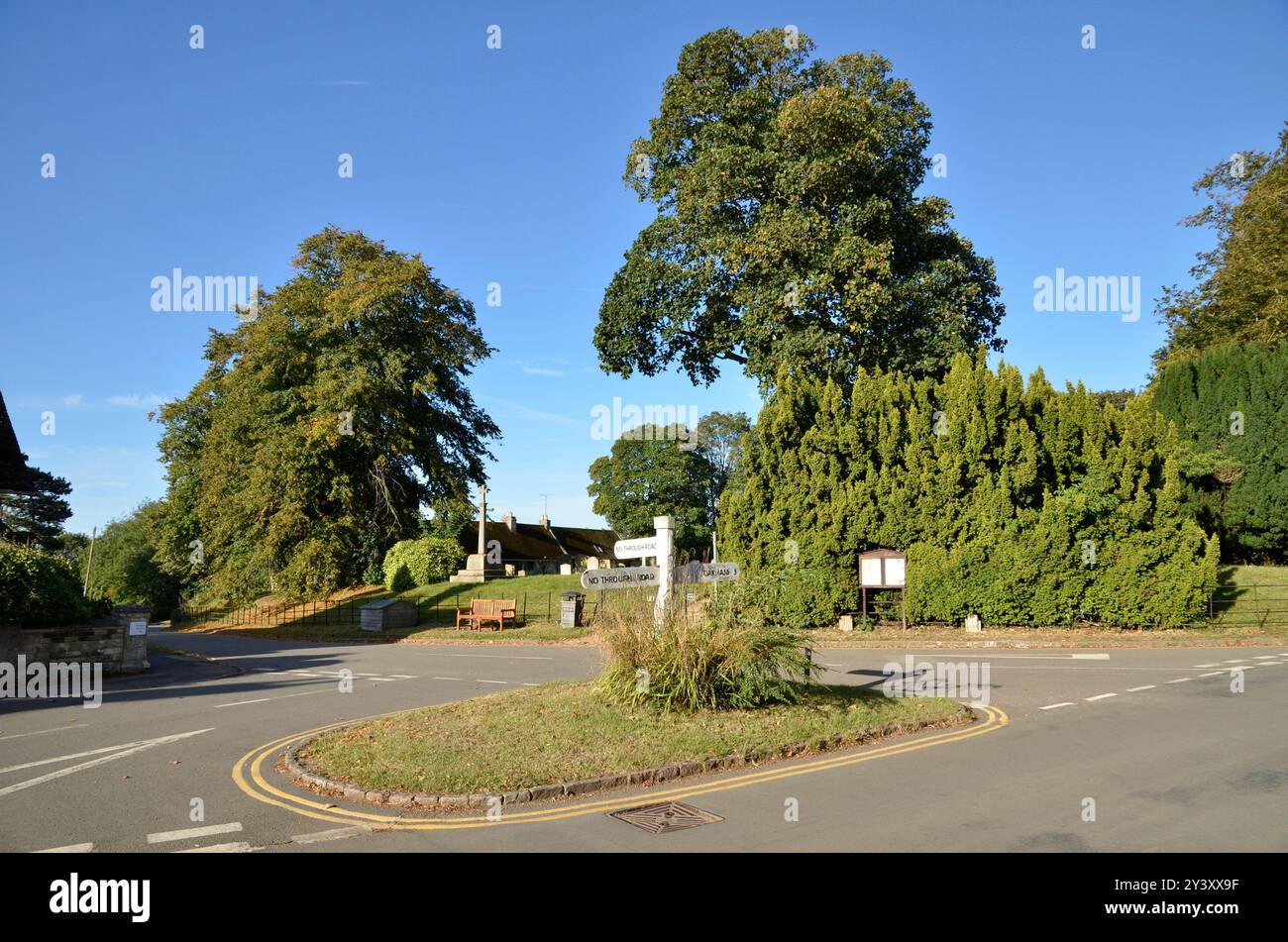 The village of Hambleton on a peninsula on Rutland Water, England's ...
