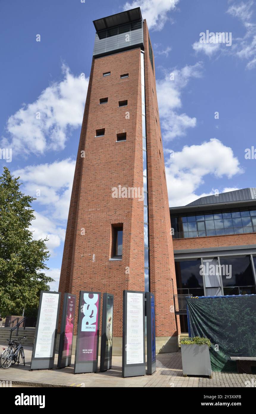 The viewing tower at the Royal Shakespeare Theatre in Stratford upon ...