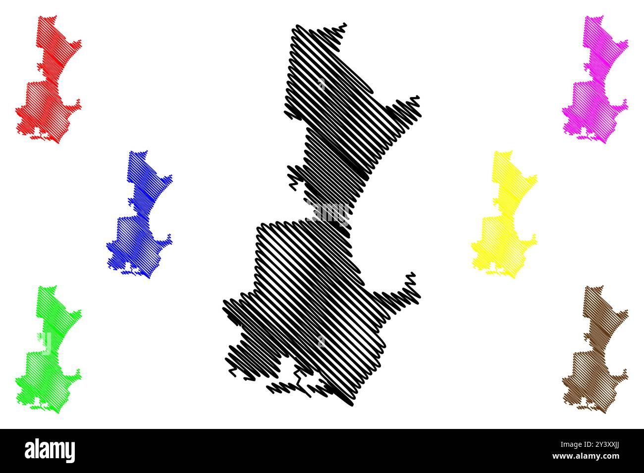 Hope vale outline map hi-res stock photography and images - Alamy