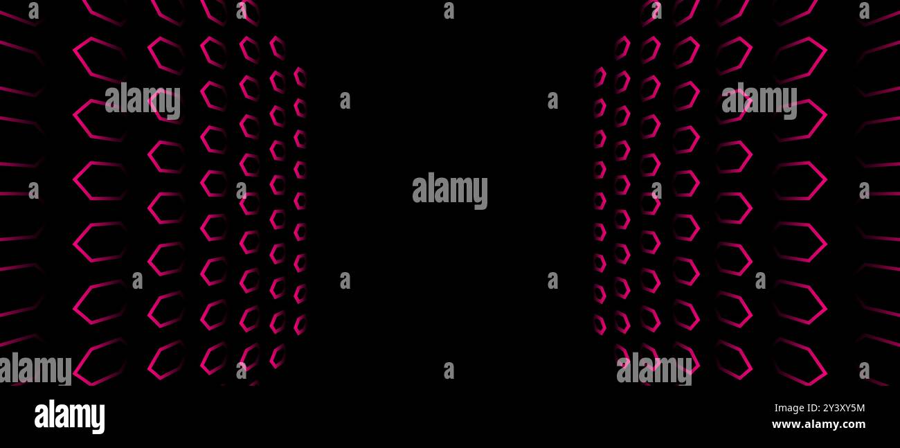 Black Pink Futuristic Tech Background Banner Stock Vector Image & Art ...