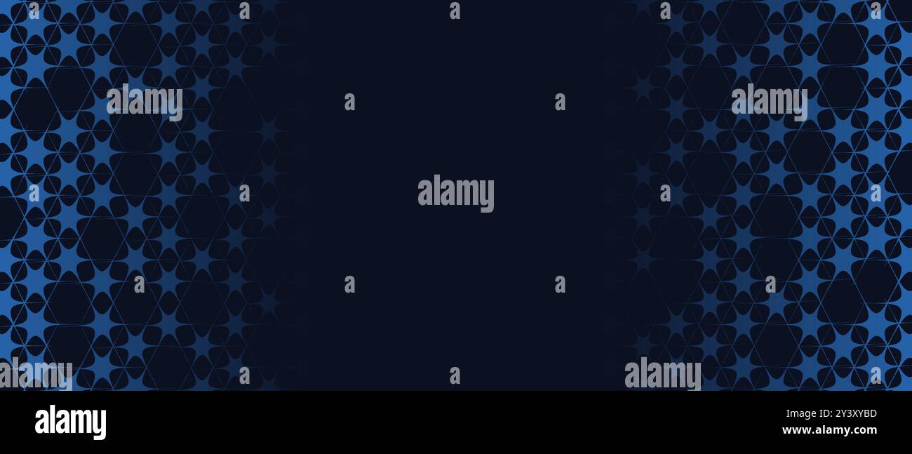 Abstract Dark Blue Banner Background Stock Vector Image & Art - Alamy