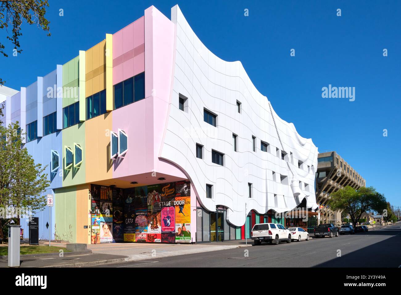 The Geelong Arts Centre building on Little Malop Street, the largest ...