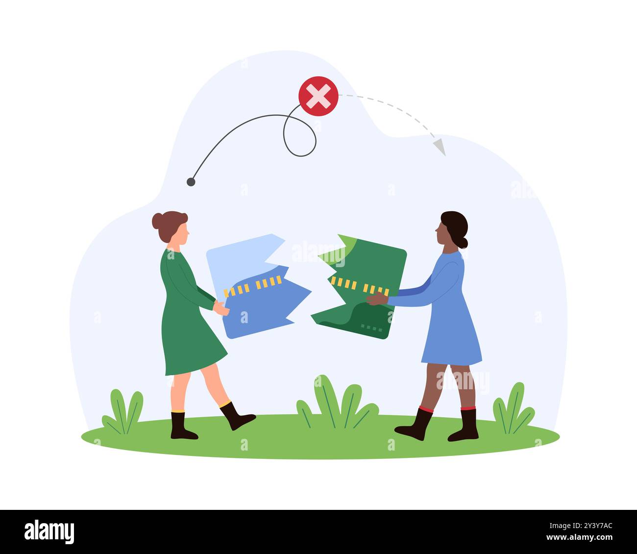 Transaction declined Stock Vector Images - Alamy