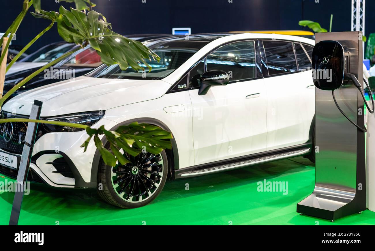 Mercedes Benz exhibition electric model EQE SUV: Novi Sad, Serbia 09.12 ...
