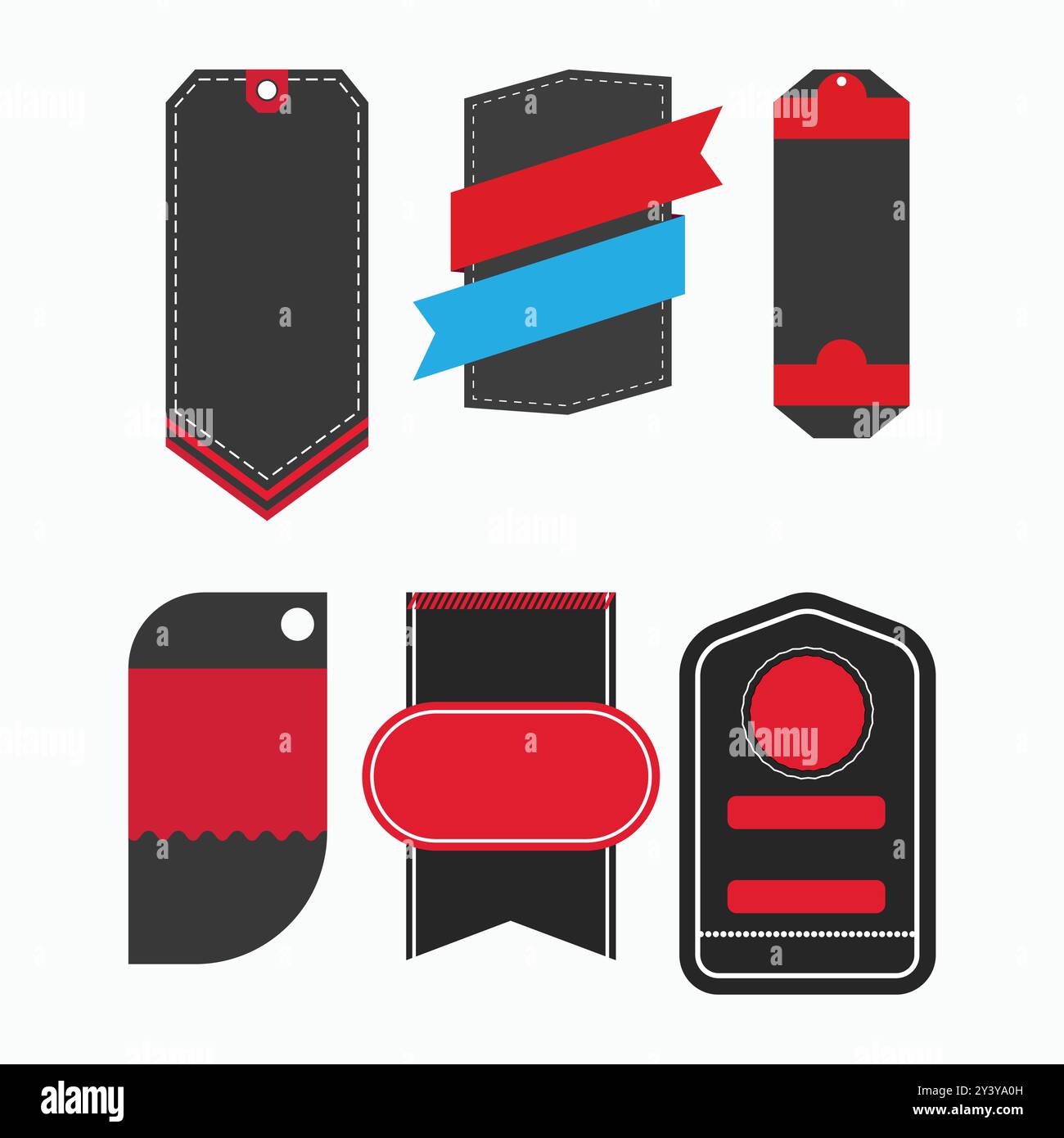 Business and Marketing Product Label Tag Design Stock Vector Image ...