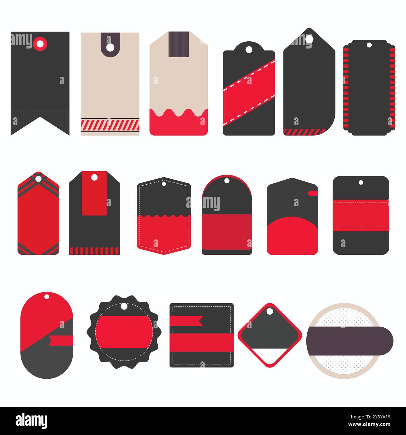 Business and Marketing Product Label Tag Design Stock Vector Image ...