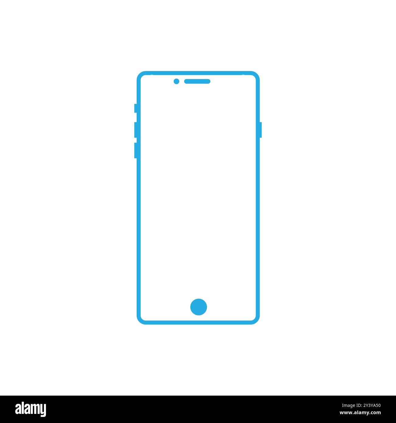 Smart technology flat line Stock Vector Images - Alamy