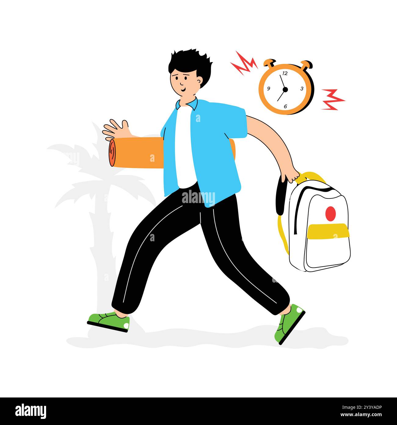 Rushing study Stock Vector Images - Alamy