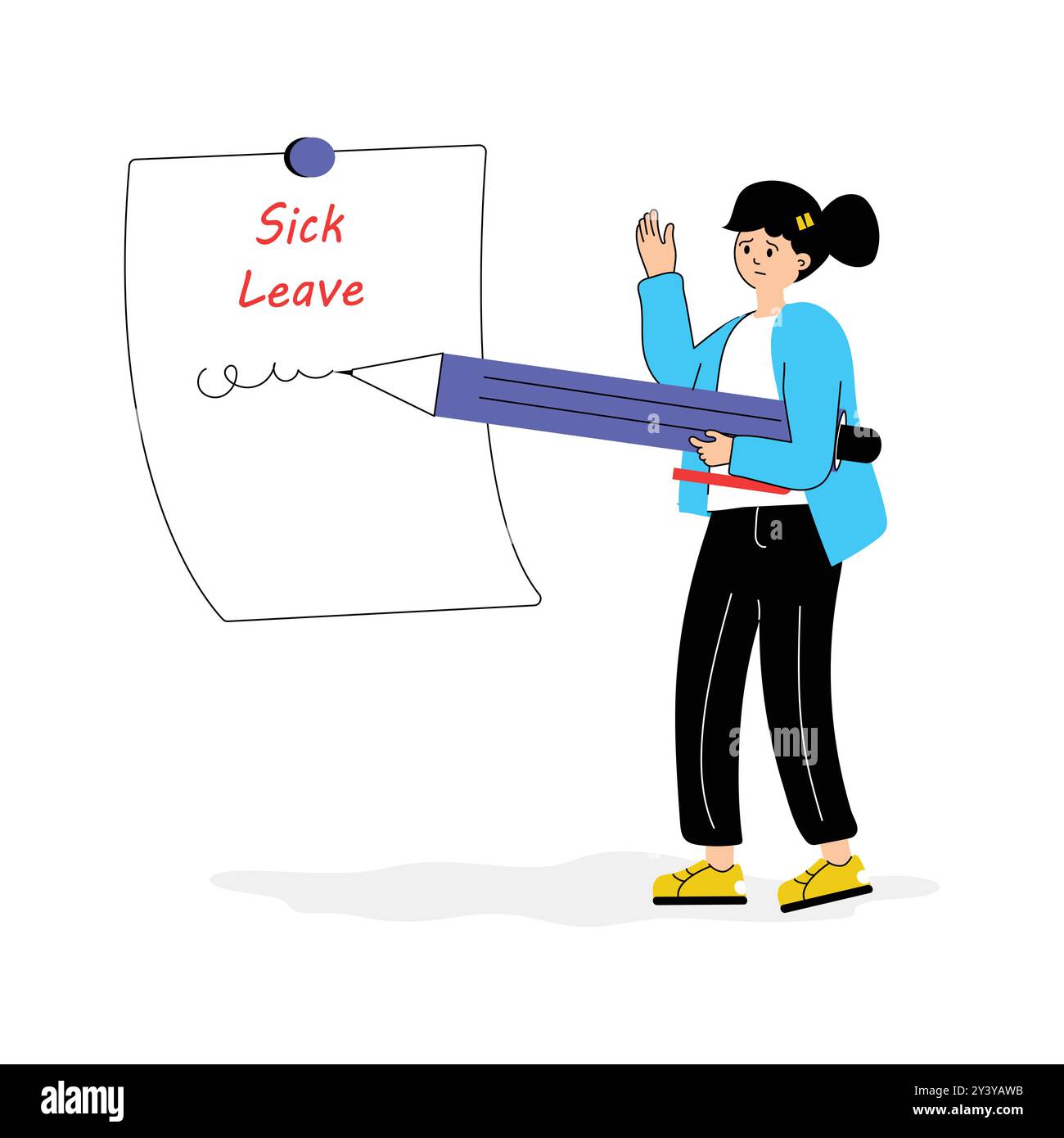 Classroom leave Stock Vector Images - Alamy