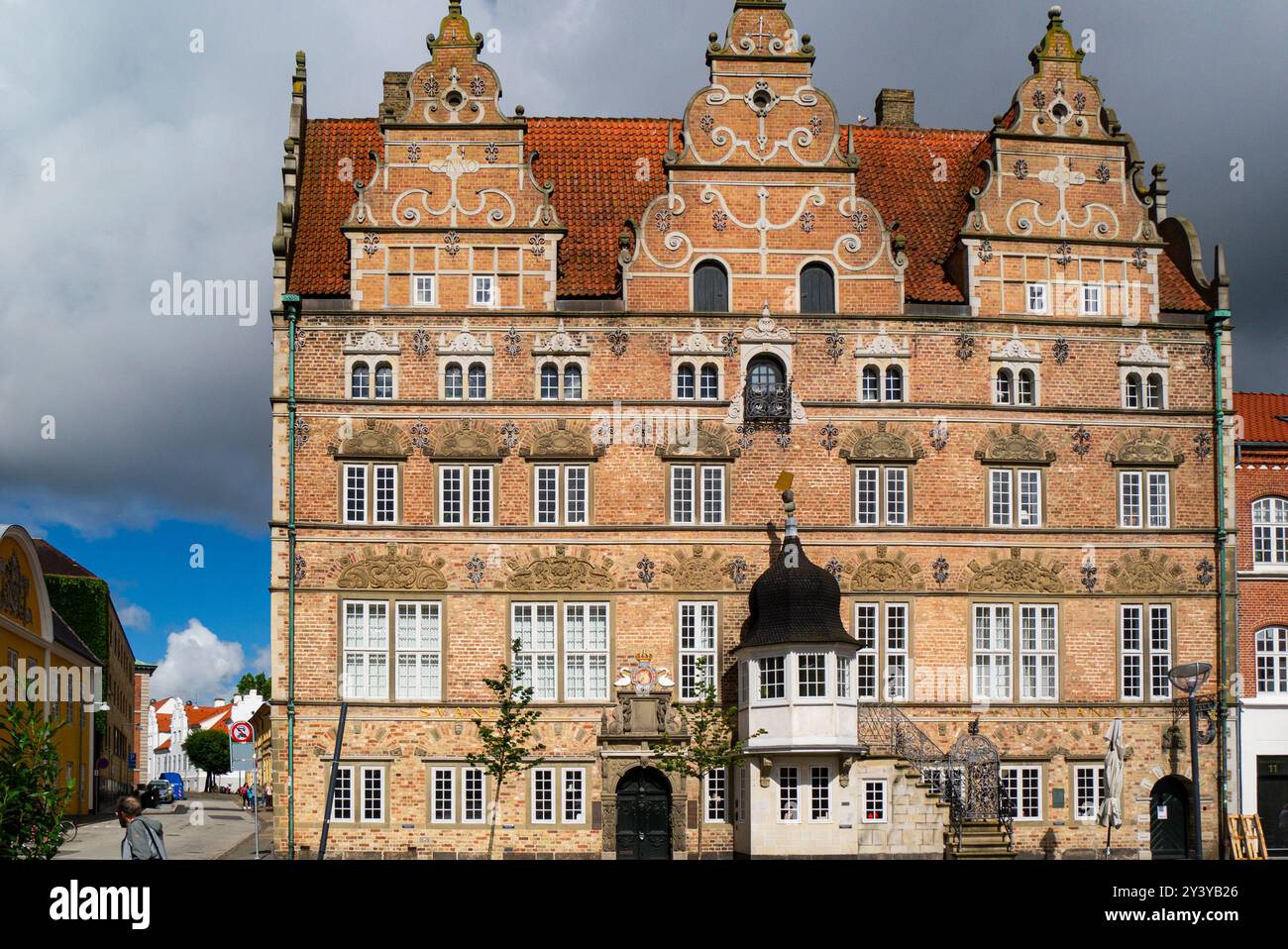 Five storey building has housed aalborg 300 year old pharmacy hi-res ...