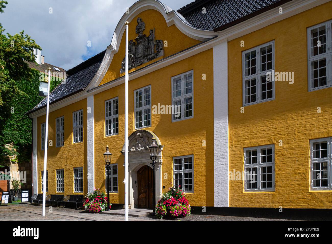 City hall built by master builder daniel popp hi-res stock photography ...