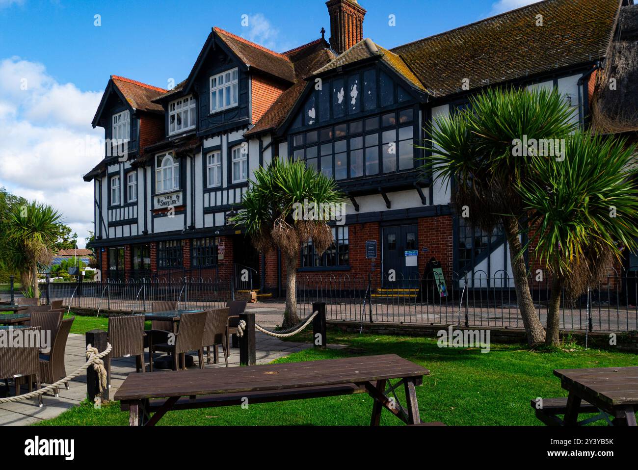 The Swan Inn a popular hotel in the attractive riverside village of ...
