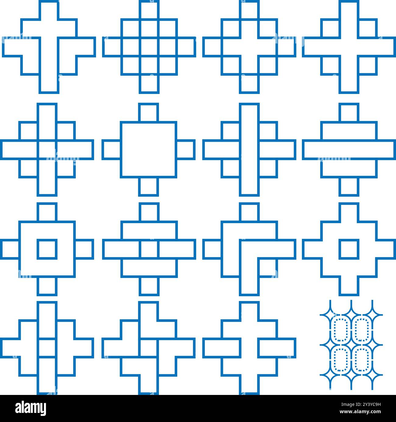 Close up geometric pattern Stock Vector Images - Alamy